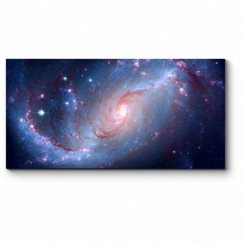 Модульная картина Спираль галактик 60x30