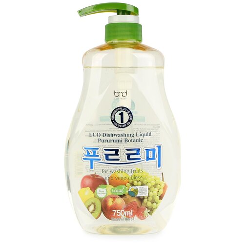 B&D Life Health Эко-средство для мытья посуды, фруктов и овощей с дозатором, 0.75 л, 0.85 кг