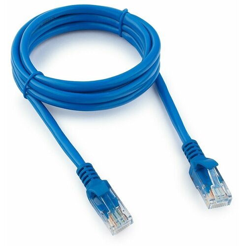 Набор из 3 штук Патч-корд UTP Cablexpert PP12-1.5M/B категория 5e, 1,5 м, литой, многожильный, синий