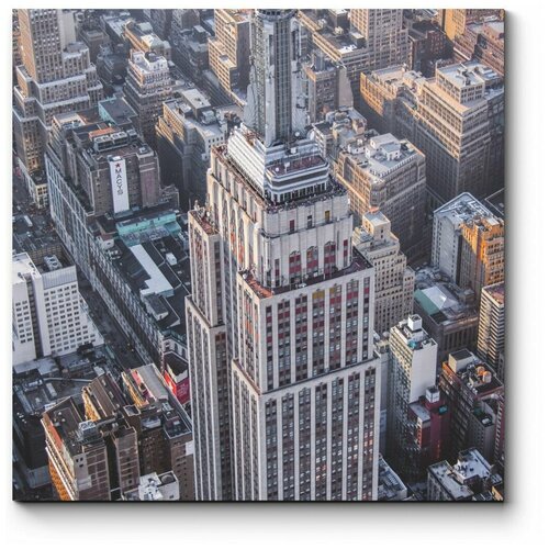 Модульная картина Нью-Йорк с высоты птичьего полета 20x20