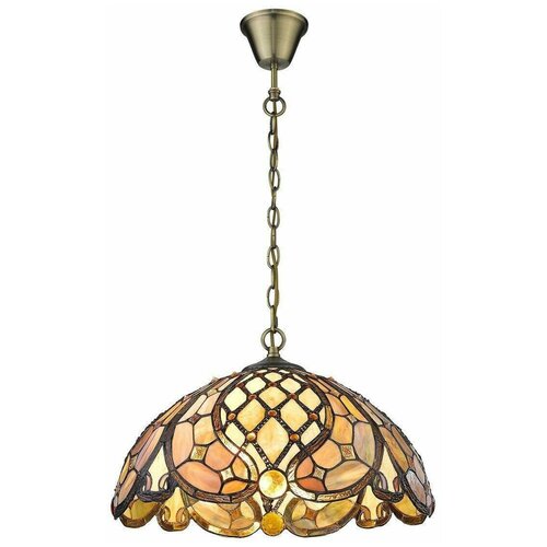 Подвесной светильник Velante 865-806-02 (Италия), люстра бронзового цвета, 2*E27, 120 Ватт