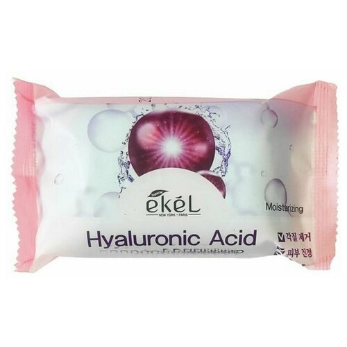 Ekel Мыло косметическое с гиалуроновой кислотой Peeling Soap Hyaluronic Acid, 150 гр