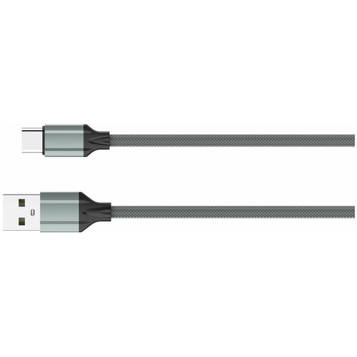 Кабель LDNIO USB - USB Type-C, 1м, LDNIO LS441 Grey (LD_B4487)