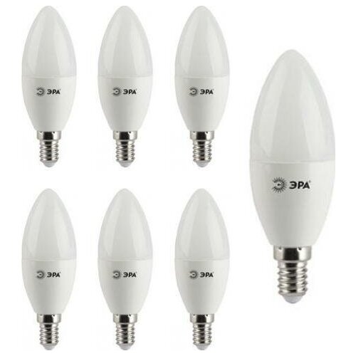 Светодиодная лампа ЭРА B35 7W=55W 4000K 560Лм E14 свеча (комплект из 6 шт)