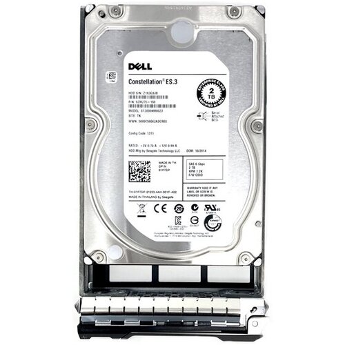 Жесткие диски Dell Жесткий диск Dell Seagate 3.5" 2TB SAS 7.2K 6Gb 9YZ268-150