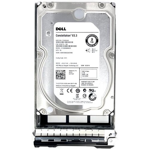 Жесткие диски Dell Жесткий диск Dell Seagate 3.5" 2TB SAS 7.2K 6Gb 9YZ268-150