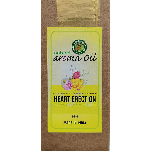 HEART ERECTION Natural Aroma Oil, Aditi Perfumery (волнение сердца натуральное ароматическое масло), 10 мл.