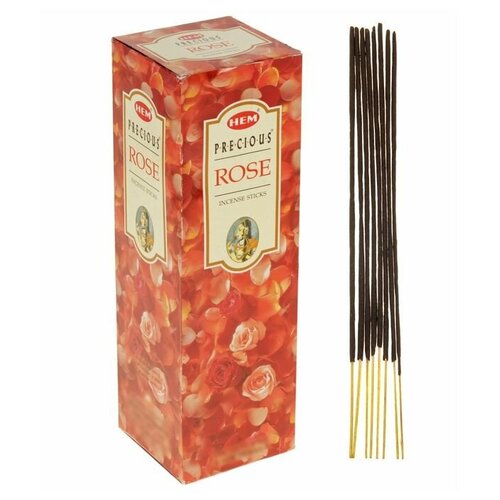 HEM Благовония "HEM" 8 палочек угольные precious rose