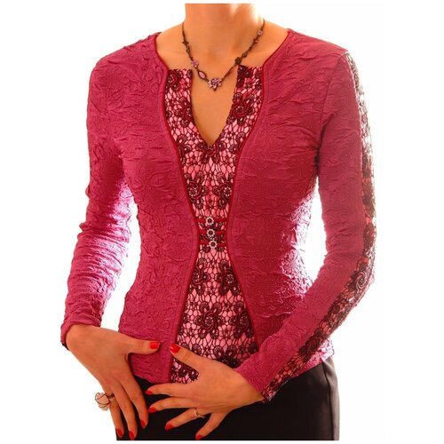 Блуза TheDistinctive, размер S, розовый