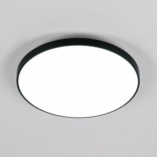 Потолочный светильник, Comely, CO309263, цвет: черный, холодный белый свет, светильник светодиодный