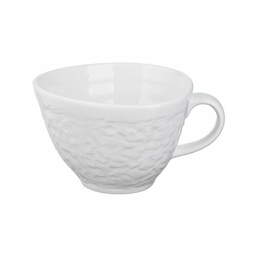 Набор из 6 чайных чашек "Milk" 360 мл, белый, фарфор, Kunstwerk, A26962
