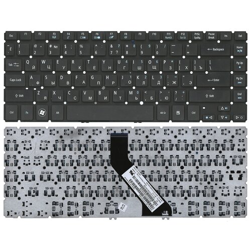 Клавиатура для ноутбука Acer NSK-R80SC черная без рамки
