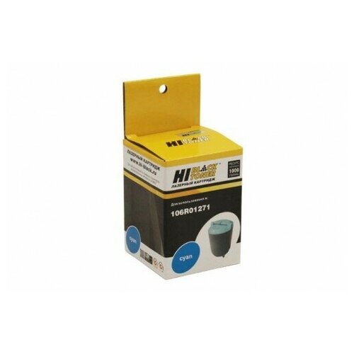 Тонер-картридж Hi-Black (HB-106R01271) для Xerox Phaser 6110, C, 1K