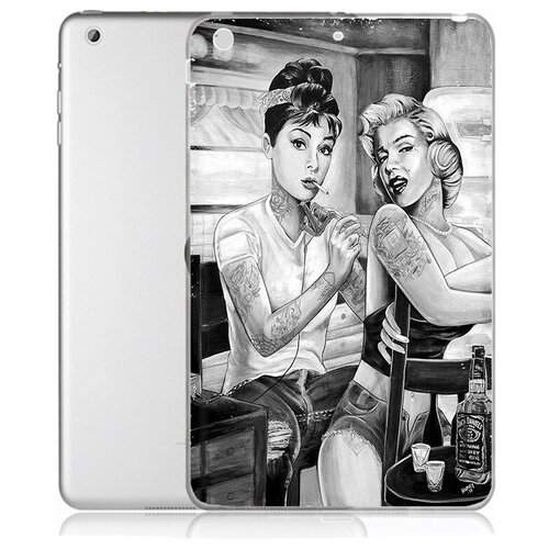 Чехол задняя-панель-накладка-бампер MyPads тату мастер для iPad Pro 11 (2018) A1979/A1934/A2013 противоударный