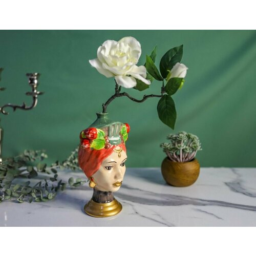 EDG, Керамическая ваза лакшми с розовыми волосами, 18 см 016836-95-1
