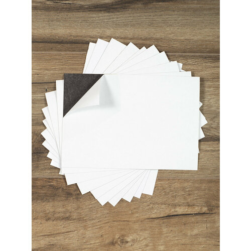 Магнитная виниловая наклейка,10шт, PaperFox "Магнитный планер". Заготовки для поделок и рукоделия и творчества. А4, 210х297мм.