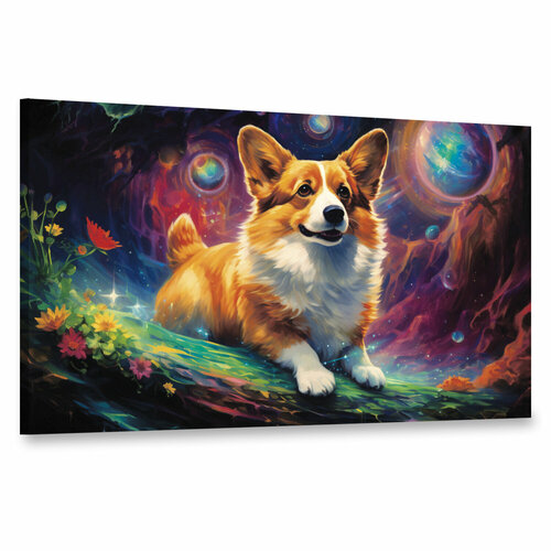 Интерьерная картина 100х60 "Собака"