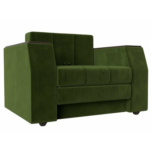 Кресло-кровать Лига Диванов Атлантида (Атланта) Микровельвет Зеленый