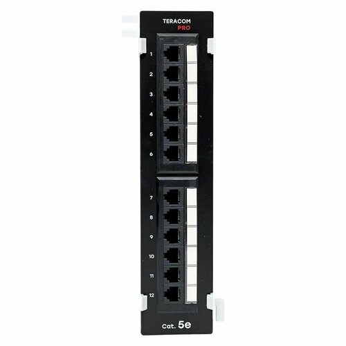 Патч-панель настенная кат.5E UTP неэкранир. 12 портов RJ45 Dual IDC TERACOM PRO EKF TRP-WPP-5EUTP-12