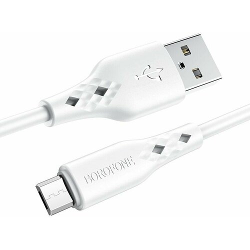 Кабель USB 2.4A (microUSB) 1м BOROFONE BX48 Белый