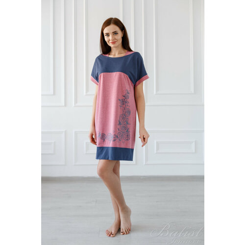 Платье  Текстильный Край, размер 58, розовый, красный