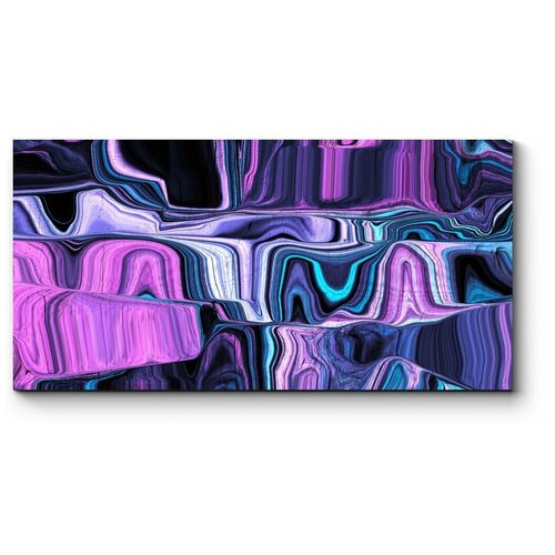 Модульная картина Цветной мрамор 60x30