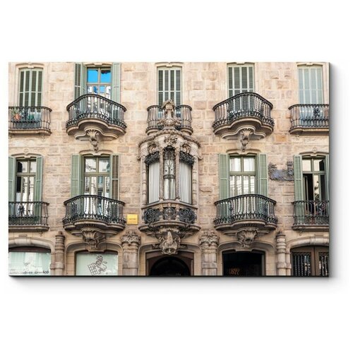 Модульная картина Фасад Дома Кальвета, Барселона110x73