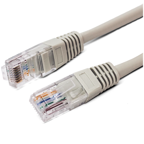 Патч-корд U/UTP 5e кат. 2м Filum FL-U5-2M, кабель для интернета, 26AWG(7x0.16 мм), омедненный алюминий (CCA), PVC, серый