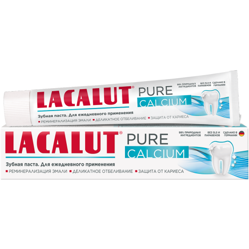 Зубная паста Lacalut Pure Calcium