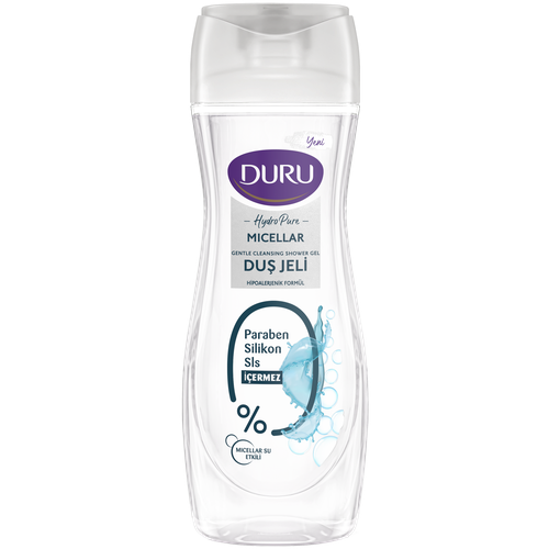 Гель для душа DURU Hydro Pure Micellar, 450 мл, 500 г