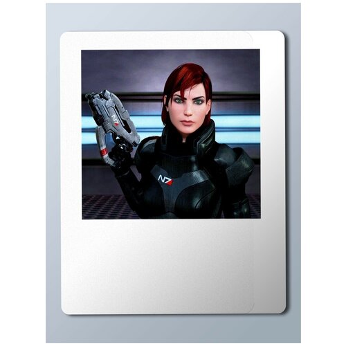 Коврик для мыши с принтом Игры Mass Effect масс эффект, Шепард, космос, мем, игры, games, space - 23812