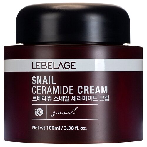 Lebelage Крем для лица с керамидами и муцином улитки / Snail Ceramide Cream, 100 мл