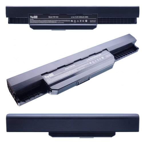 Аккумулятор TOP-K53 10.8V 4400mAh 48Wh для ноутбука Asus A43, K43, X45, X84, Z53. PN: A32-K53, A41-K53, A42-K53, A43-K53