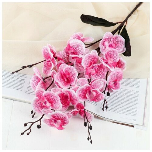 Цветы искусственные "Орхидея фаленопсис" 8х80 см, розовый