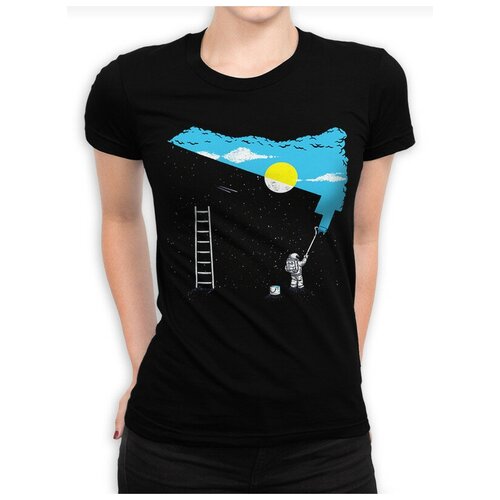 Футболка DS Apparel, размер 2XL, черный
