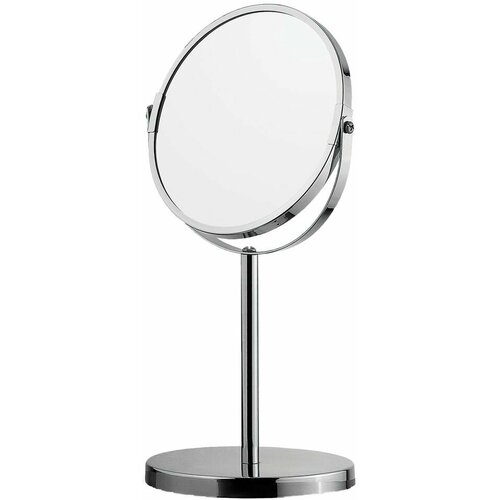 Зеркало настольное Brabix двустороннее с увеличением диаметр 17см х2шт