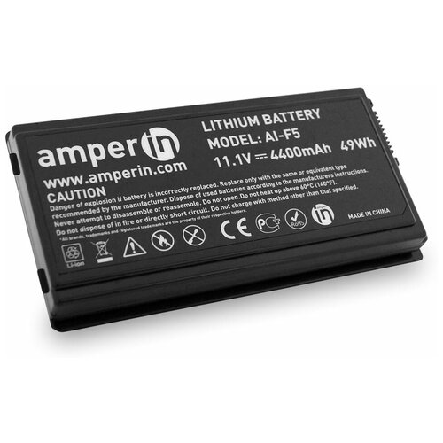 Аккумуляторная батарея Amperin для ноутбука Asus F5RI 11.1V (4400mAh)