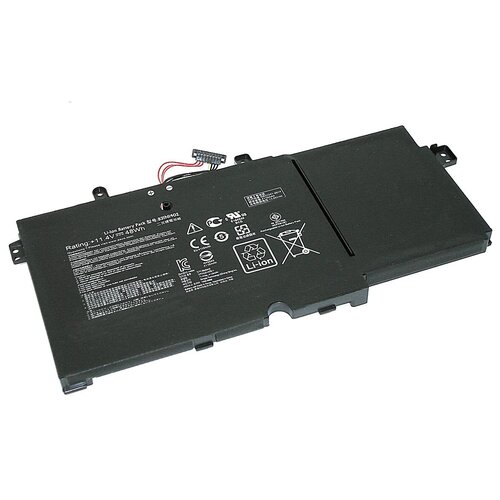 Аккумуляторная батарея для ноутбука Asus N591LB Q551LN 11.4V 48Wh B31N1402 черная