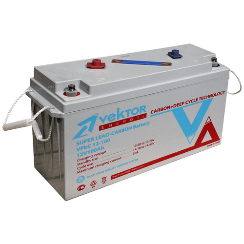 Аккумуляторная батарея VEKTOR ENERGY VPbC 12-100 12В 100 А·ч