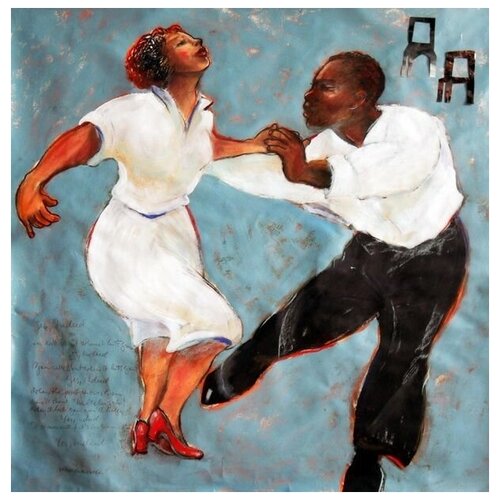 Постер на холсте Танец (Dance) №9 40см. x 41см.