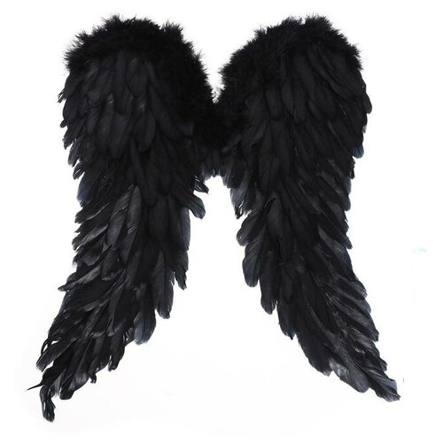 Крылья «Ангел», 50х50, цвет чёрный