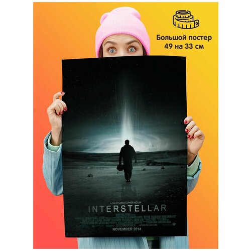Постер плакат Interstellar Интерстеллар