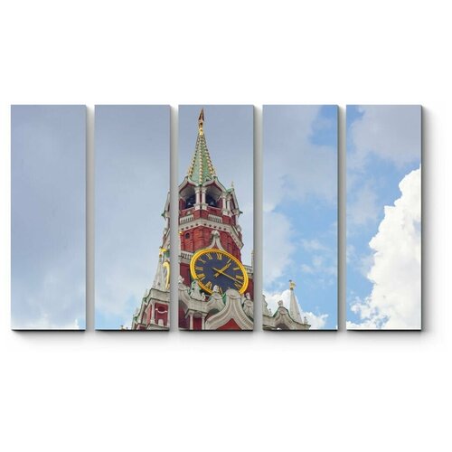 Модульная картина Спасская Башня, Москва 140x84