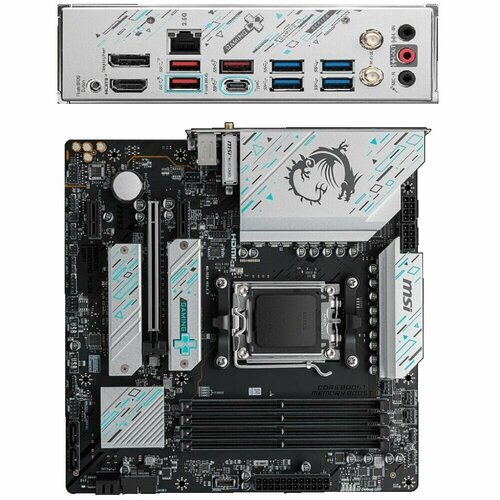 Материнская плата MSI B650M Gaming Plus WiFi Socket-AM5 AMD B650 4xDDR5, 4xSATA3, RAID, 2xM.2, 1xPCI-E16x, 7xUSB3.2, 1xUSB3.2 Type C, DP, HDMI, WiFi, 2.5Glan, mATX Ret