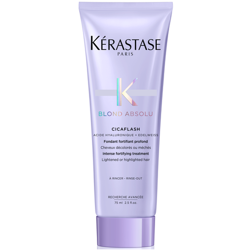 Kerastase Blond Absolue Cicaflash Молочко-уход для восстановления осветленных волос, 75 мл Travel Size