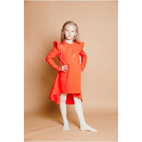 Платье DaEl kids, размер 116, красный