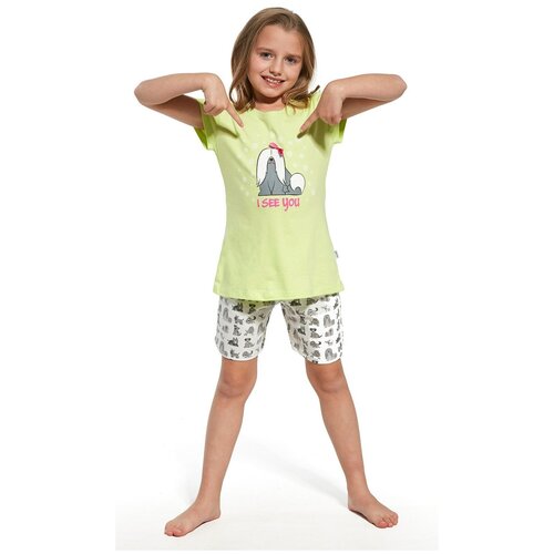 Пижама  Cornette, размер 98-104, зеленый