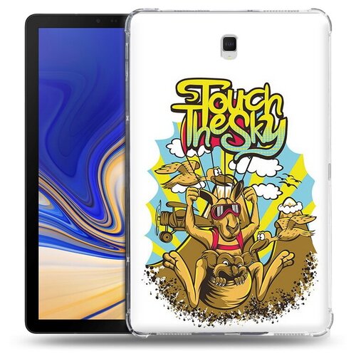 Чехол задняя-панель-накладка-бампер MyPads нарисованное кенгуру комикс для Samsung Galaxy Tab S4 10.5 SM-T830/T835 противоударный