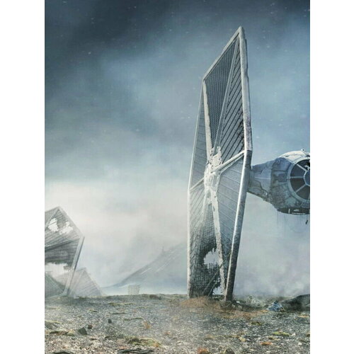 Плакат, постер на холсте Star Wars (Модульные постеры №2)-2/Звездные войны/искусство/арт/абстракция/творчество. Размер 42 х 60 см