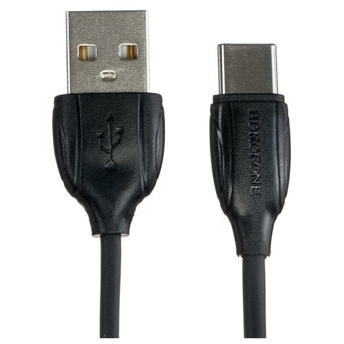 Кабель Borofone BX19, Type-C - USB, 3 A, 1 м, чёрный